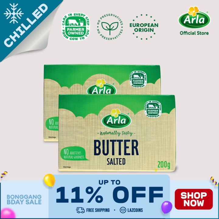 Arla Salted Butter 200g 2-Pack | Lazada PH