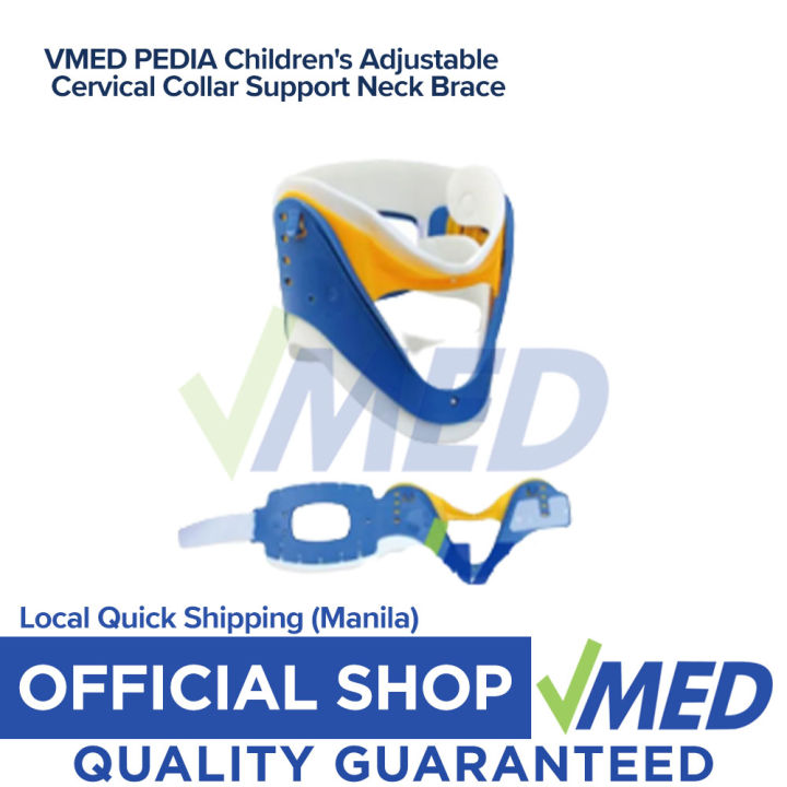 VMED PEDIA Children's Adjustable Cervical Collar Support Neck Brace ...