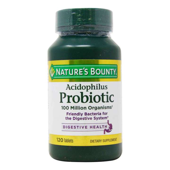 Nature's Bounty, Acidophilus Probiotic, 120 Tablets | Lazada