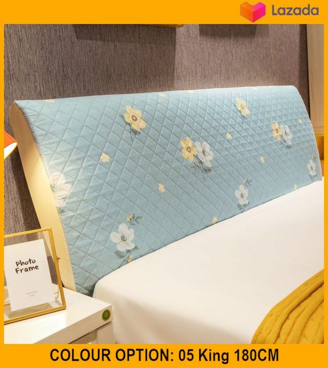 Elastic All-inclusive Bed Head Cover Printed Cartoon Bedside Back ...