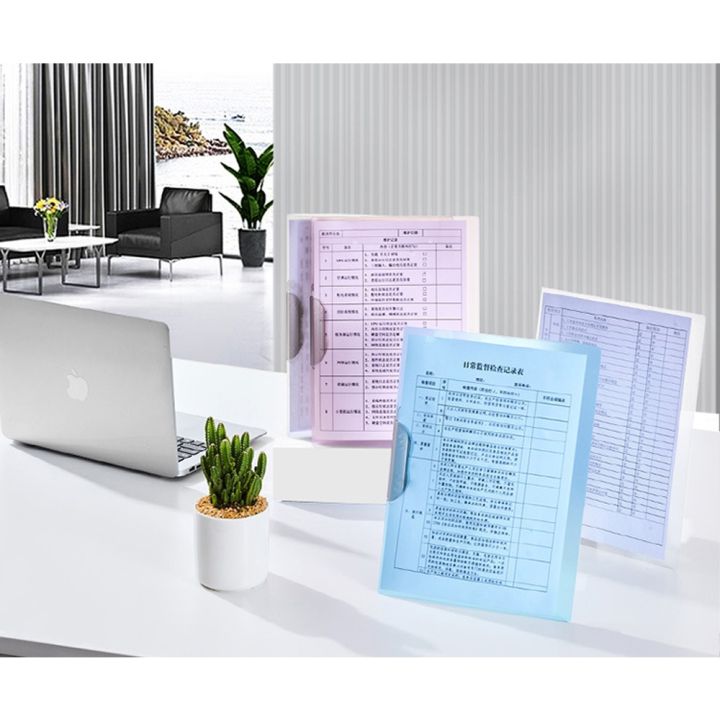 A4 Transparent Report Folder File Clip Paper Holder | Lazada PH