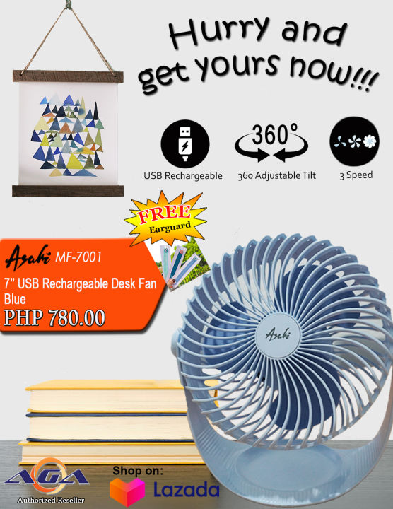 Asahi USB Mini Fan MF-7001 | Lazada PH
