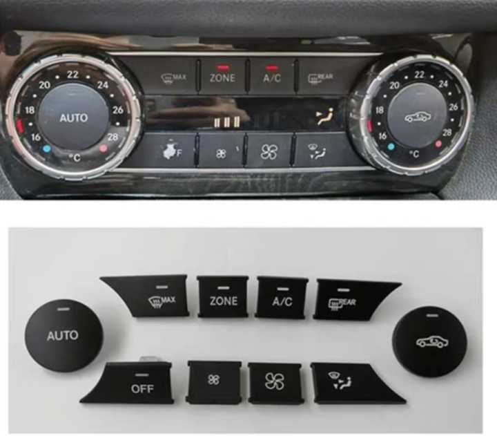 MERCEDES AIRCOND PANEL SWITCH BUTTON CAP W204 W218 W166 C200 CLS350 ...