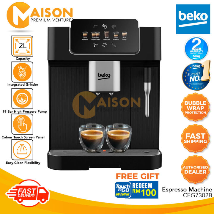 Beko fully automatic espresso coffee machine ceg7302b | Lazada PH
