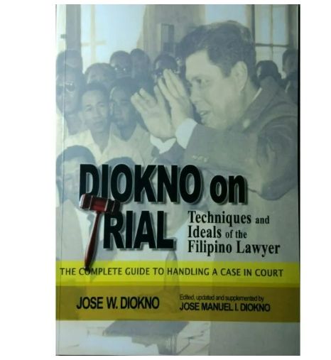 Diokno on Trial | Techniques and Ideals of the Filipino Lawyer | Lazada PH