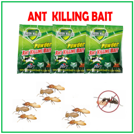 50 Pcs/ Box Greenkiller Effective Insect Killer Ant killing bait powder ...