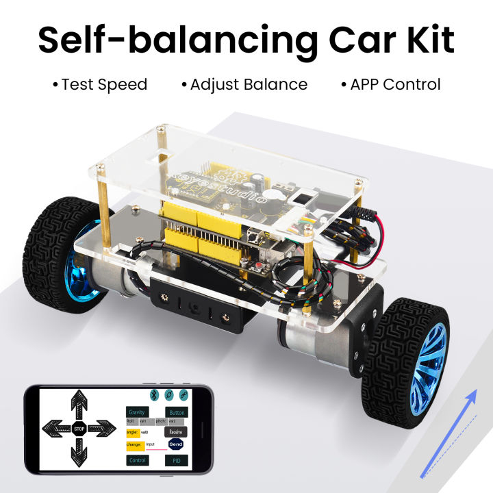 Good quality Keyestudio STEM Self-Balancing Balance Robot Car Kit For Arduino Robot Self ...