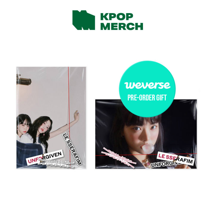 [+Weverse gift] LE SSERAFIM - 1st Album [ Unforgiven ] Weverse Album ...