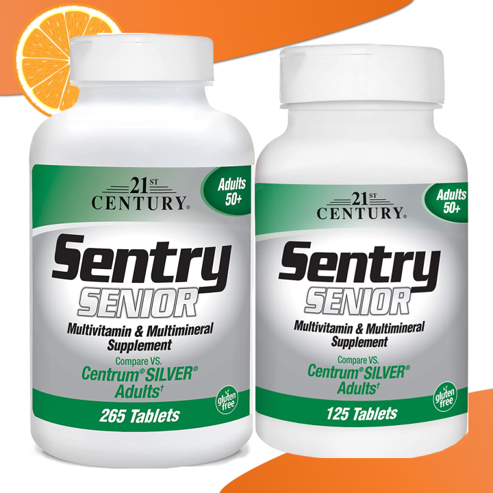 21st Century Sentry Senior Multivitamin 125 / 265 Tablets | Lazada PH