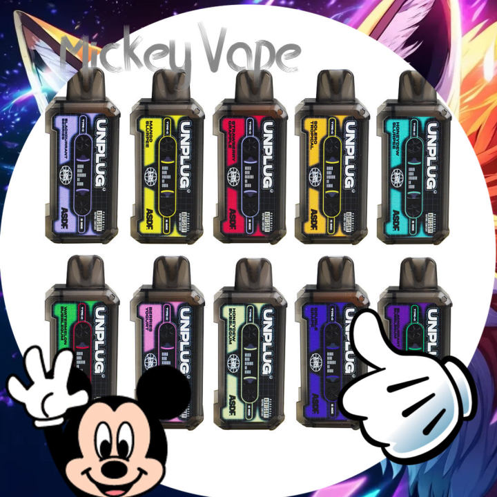 （Mickey V@pe）New !!VAPETAPE UNPLUG PRE FILLED POD 12000 PUFF Flavor ...