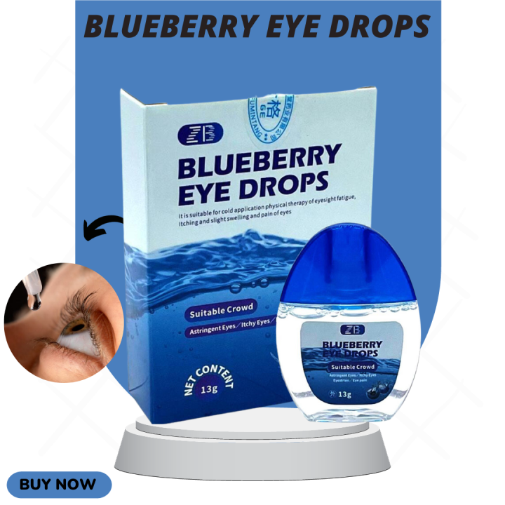 ORIGINAL Blueberry Eye Drops Suitable for cold application physical ...