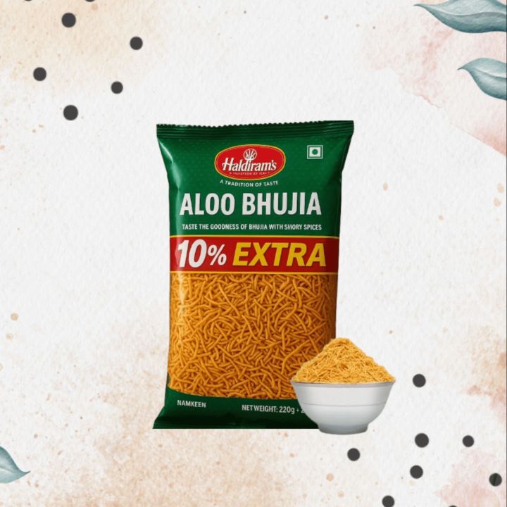 Haldiram Aloo Bhujia Spicy Potato Noodles 200 Grams Packet Indian ...