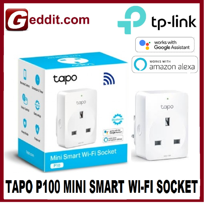 TP-LINK TAPO P100 / P110 MINI SMART HOME WIFI WIRELESS POWER SOCKET ...