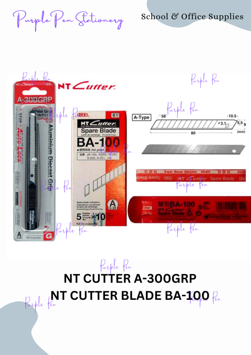 NT CUTTER A-300GRP OR NT BA 100 BLADE | Lazada PH