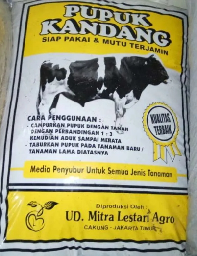 Pupuk kandang sapi fermentasi siap pakai karung 20kg | Lazada Indonesia