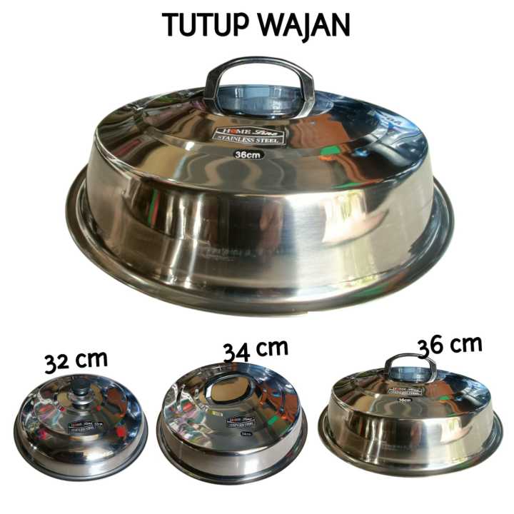 Tutup Wajan / Tutup Kuali / Tutup Penggorengan Serba Guna Ukuran 32 cm ...