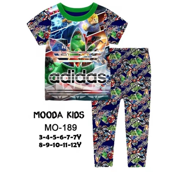 🔥READY STOCK🔥 Mooda Kids 189 Casual Set / Baju Budak | Lazada