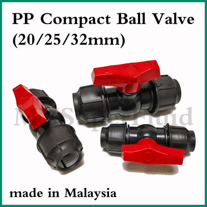 PP Compact Ball Valve (20mm /25mm /32mm) | Lazada