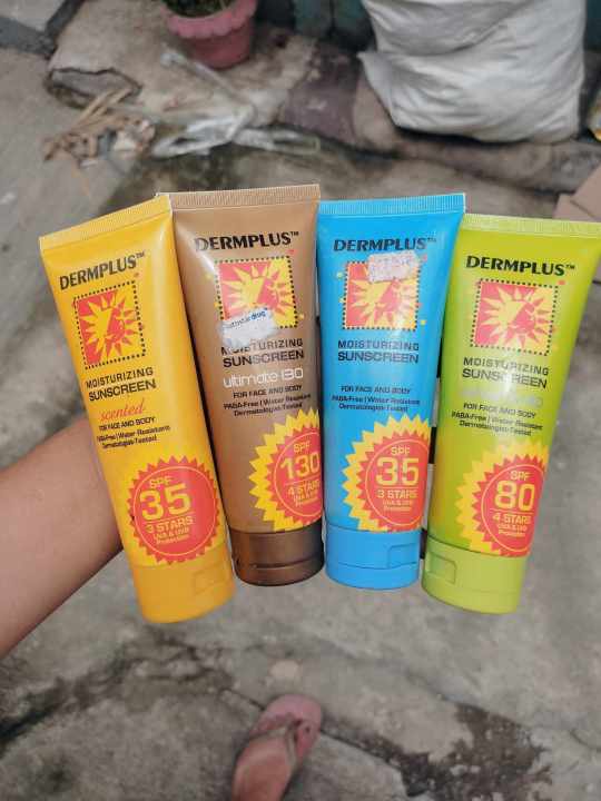 DERMPLUS MOISTURIZING SUNSCREEN FOR FACE AND BODY 100ml | Lazada PH