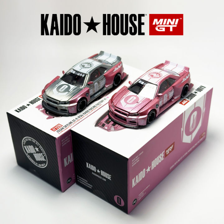 Kaido House Skye GTR R34 Pink KAIDO RACING FACTORY V1 KHMG alloy car ...