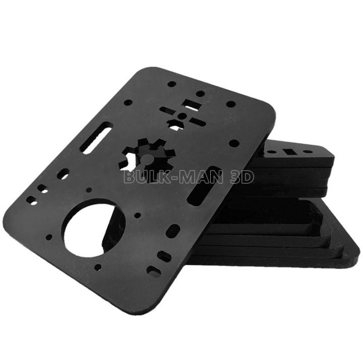 【Booming】 High Gloss Smooth DIY ACRO Plate Set Black Color for ACRO ...