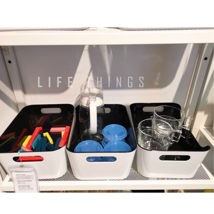 IKEA VARIERA/UPPDATERA Box, Kotak, Multipurpose storage box | Lazada