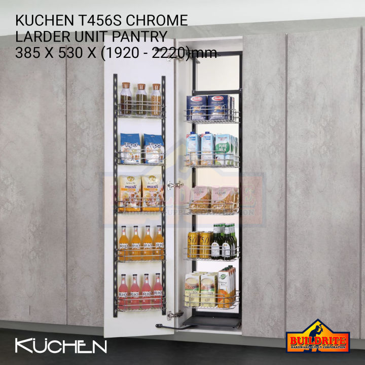 Kuchen KCH.T456S.CH 1 set 385 X 530 X (1920 - 2220) mm Chrome Steel ...
