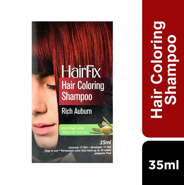 HAIRFIX Hair Color Shampoo Rich Auburn 35ml | Lazada PH
