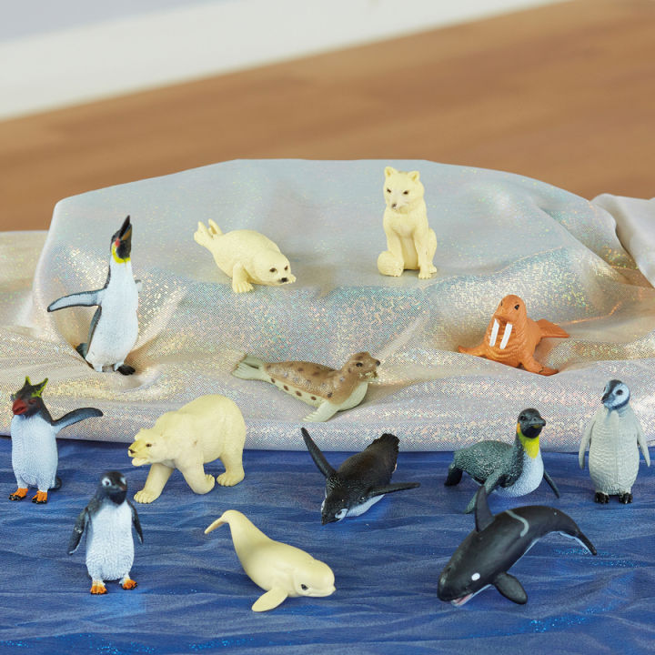 (Ready to ship from Bangkok)TTS Polar Regions Small World Animal Set ...