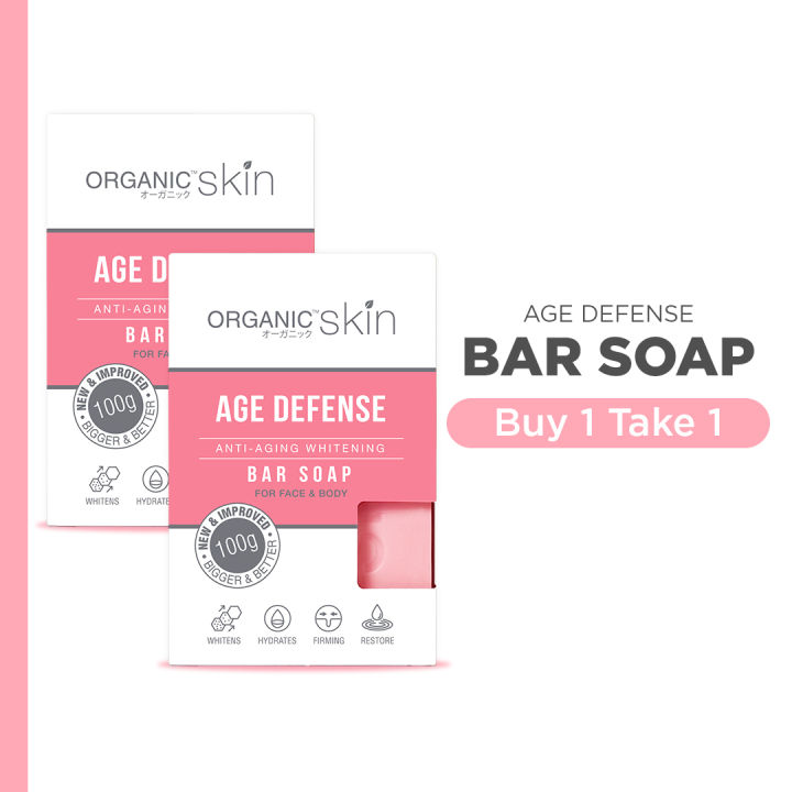 Organic Skin Japan Age Defense AntiAging Whitening Soap 100g Anti Aging ...