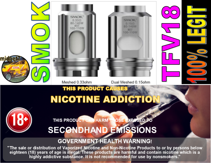 SMOK TFV18 Replacement Atomizer Coil | Lazada PH