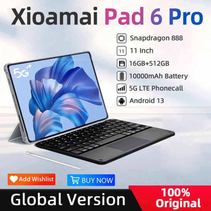2023NEW Xiaomi HD Screen Tablet Pad 6 Pro Android Tablet 11Inch ...