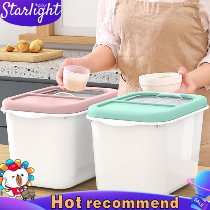 COD Starlight Tempat Beras Penyimpanan Makanan Rice Storage Box 5kg ...