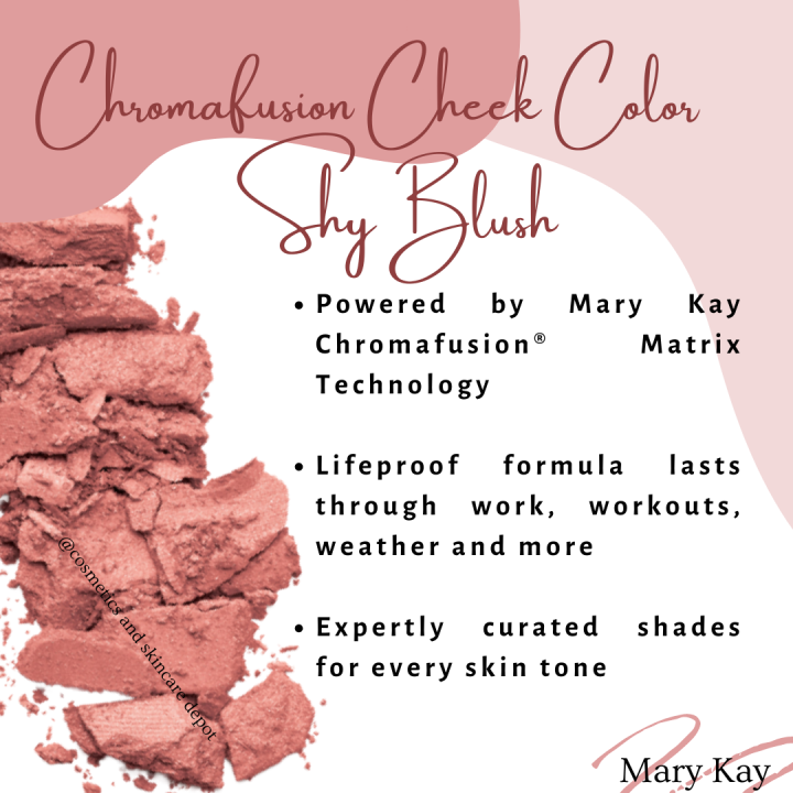 Mary Kay Chromafusion Blush On SHY BLUSH | Lazada PH