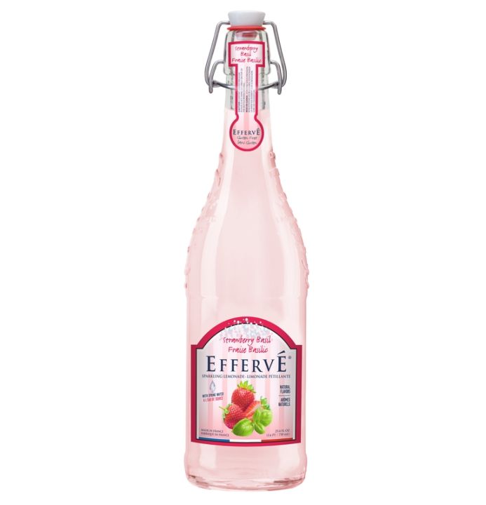 EFFERVÉ FRENCH SPARKLING LEMONADE - STRAWBERRY BASIL (5 x 750ml ...