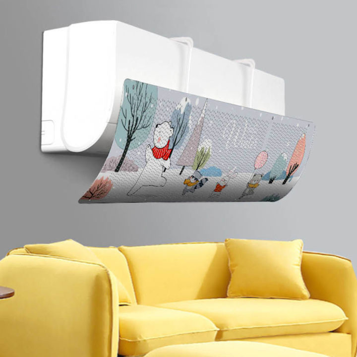 Adjustable Foldable Air Conditioner Deflector Confinement Air Deflector ...
