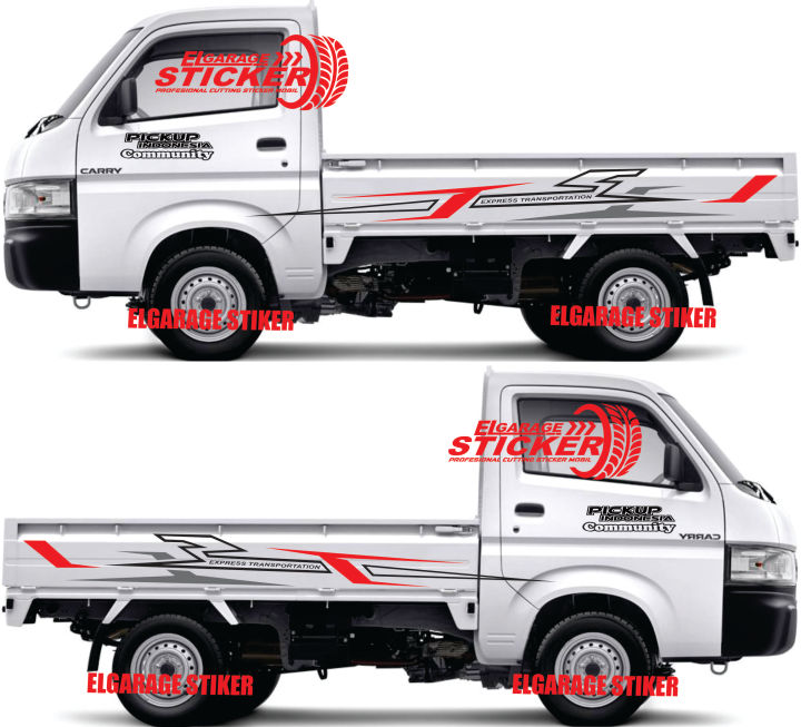 Stiker mobil suzuki new carry stiker striping body new carry cutting ...
