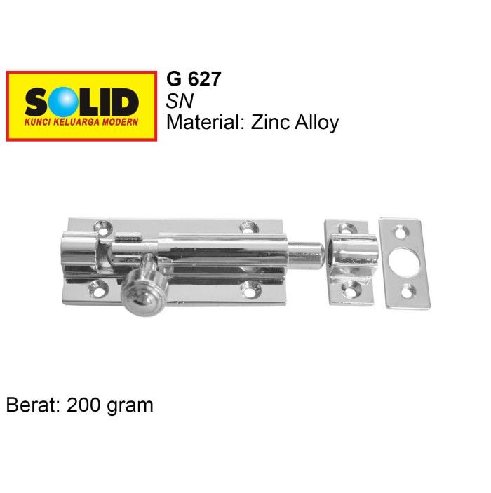 Grendel SOLID 627 (BARREL BOLT 2 INCH) | Lazada Indonesia