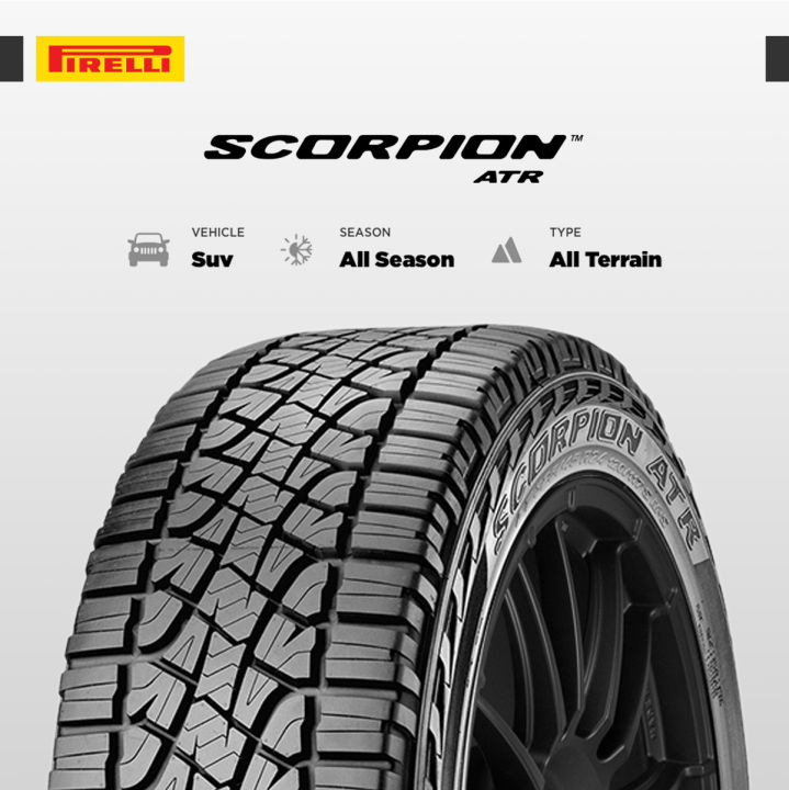 265/60R18 110T PIRELLI SCORPION™ ATR | Lazada