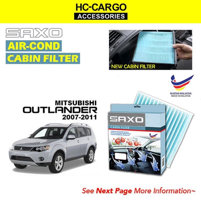 SAXO Mitsubishi Outlander 2007-2011 AIRCOND Cabin Filter / CAR AIR ...