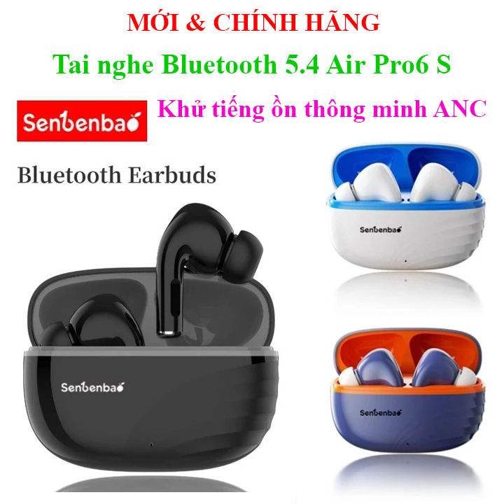 Senbenbao Air Pro6 S Tai nghe Bluetooth 5.4 Khử ồn thông minh Điều ...