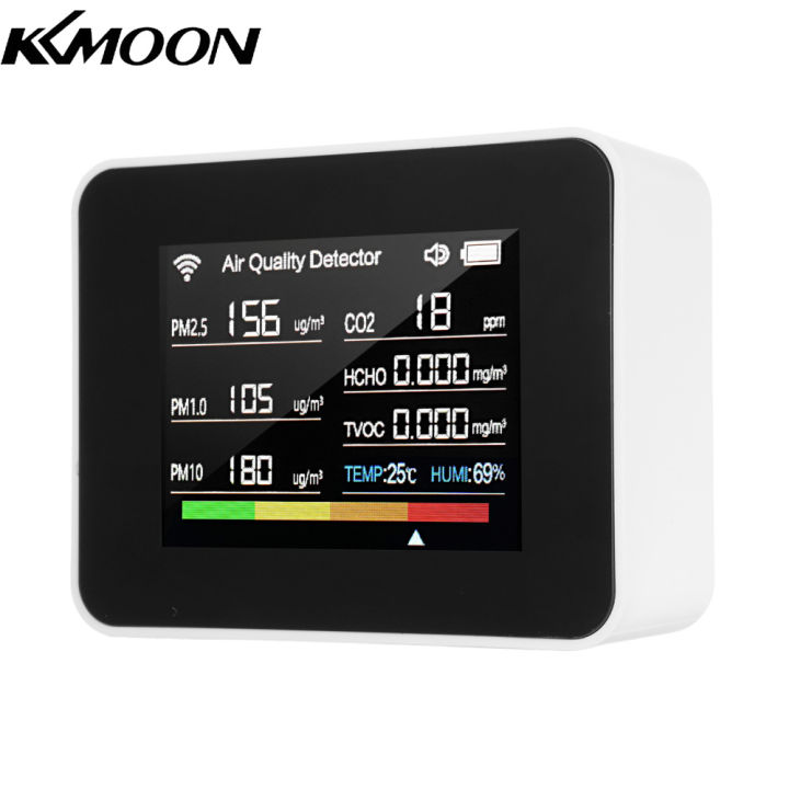 Kmoon 13 In 1 Tuya WiFi มีเตอร์วัดคุณภาพอากาศอากาศในร่มหน้าจอที่มี ...