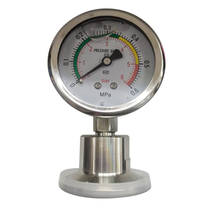 【BEUMK】 Manometer Membrane Pressure Gauge 316L Stainless Steel ...