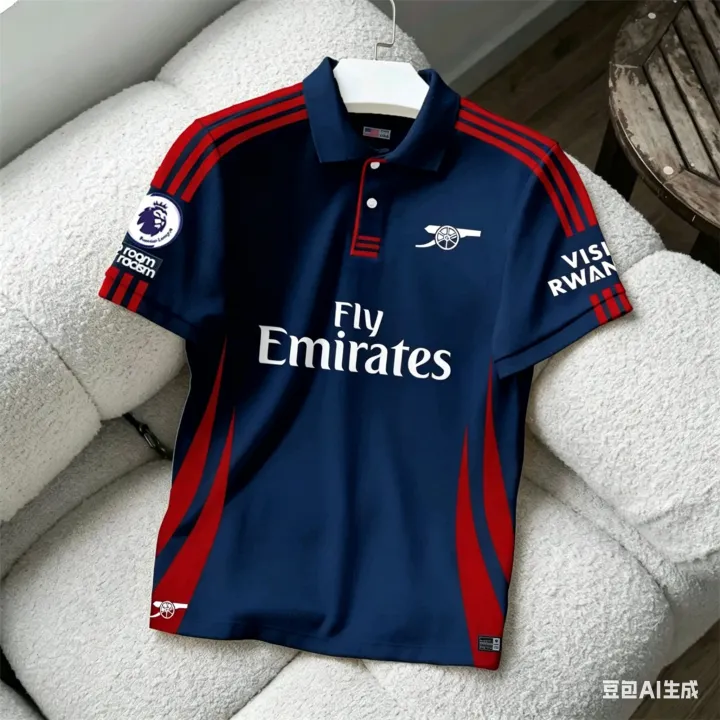 Arsenal Football Club Prolo Men's Sport Casual Outdoor Short Sleeve ...