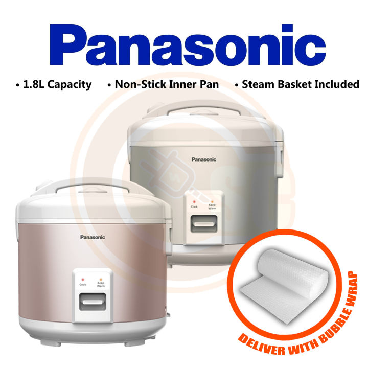 [BUBBLE WRAPPED!] PANASONIC 1.8L MECHANICAL RICE COOKER SR-RN188 | Lazada
