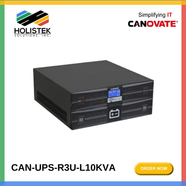 Canovate 10KVA Rack Mount UPS with 1-ph IN & 1-ph OUT 230VAC, 50/60Hz ...