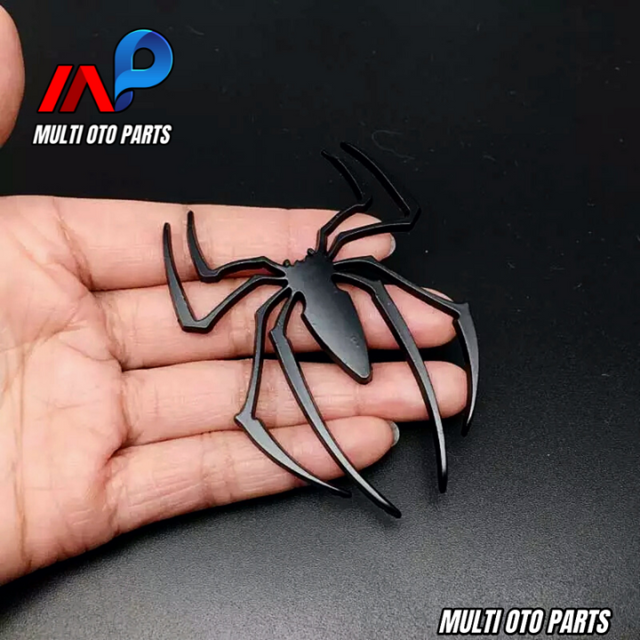 Sticker Emblem Metal 3D Spider Logo Superhero Marvel Spiderman stiker ...