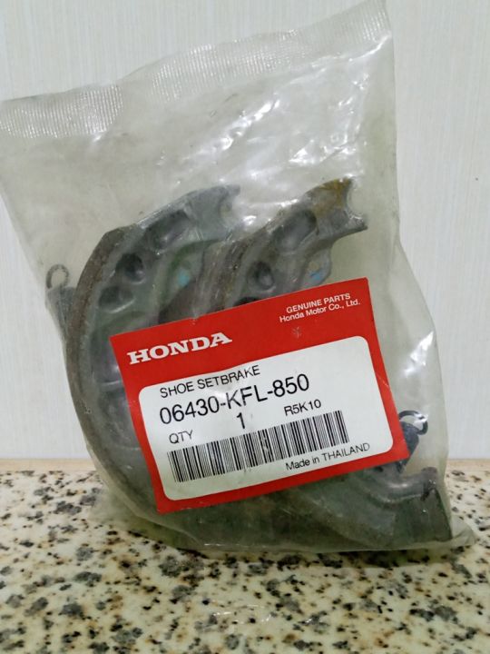 ORIGINAL HONDA REAR BRAKE SHOE FOR ALL HONDA WAVE 100 / WAVE 125 / XRM ...