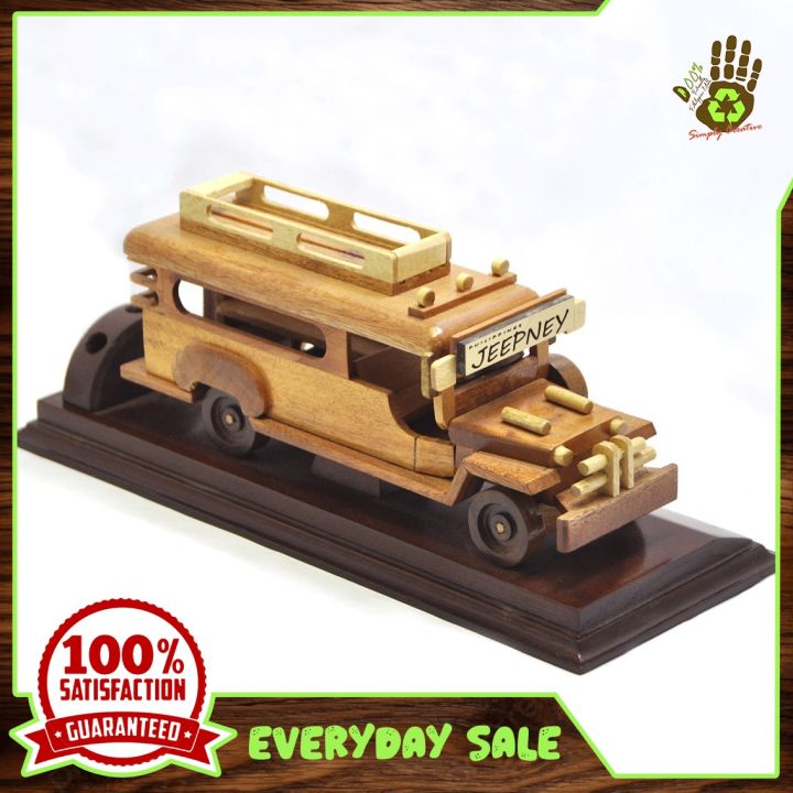 Simply Creative Wooden Miniature Philippine Jeepney Small w/ Penholder ...