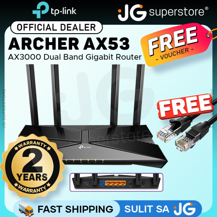 TP-Link Archer AX53 AX3000 Dual Band Gigabit Wi-Fi 6 Router with ...